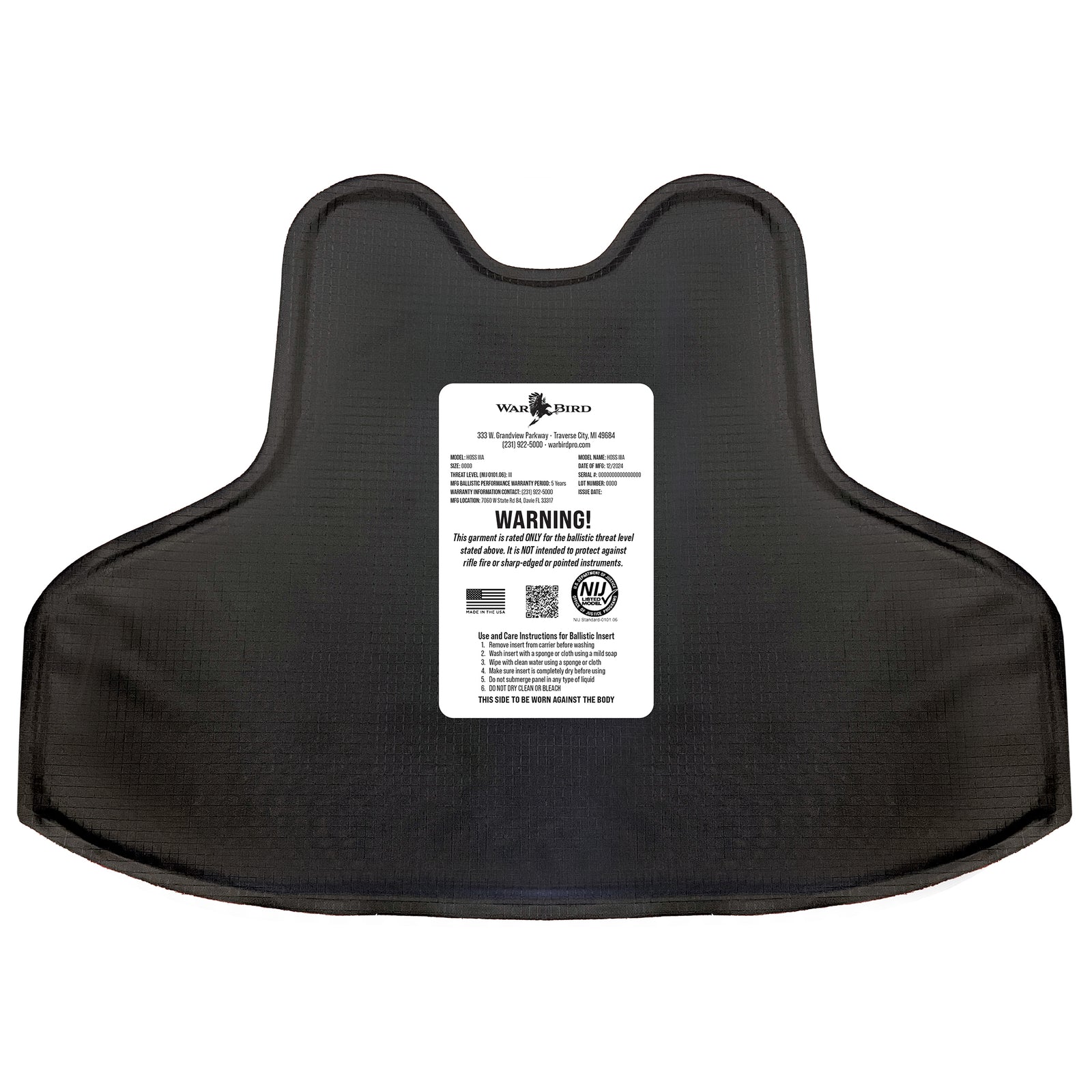 Hoss Level IIIA Armor System