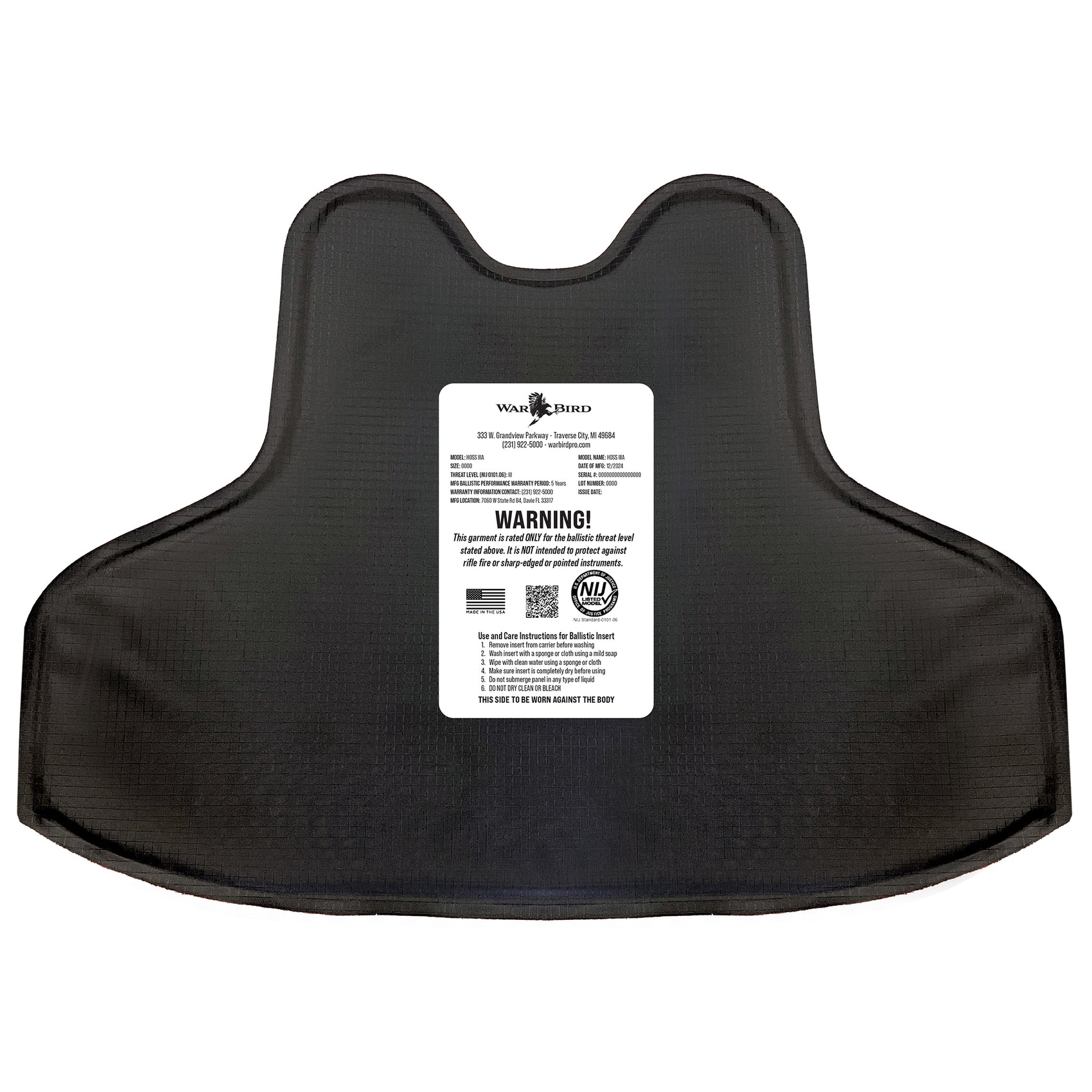 Hoss Level IIIA Armor System